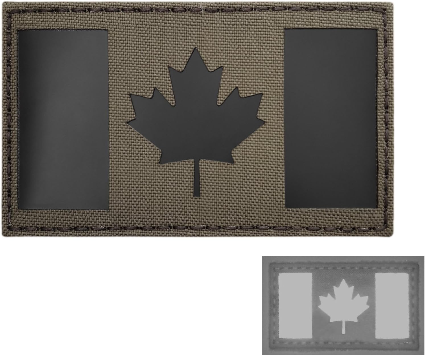 Big 3x5 Ranger Green Infrared IR Canada Flag IFF Tactical Morale Hook ...