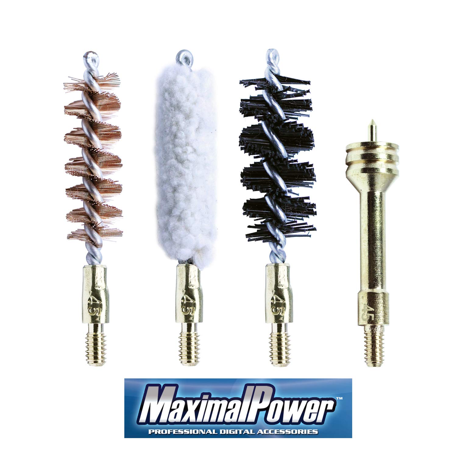 Amazon.com : MaximalPower Combo Set of Gun Cleaning Bore Brushes ...