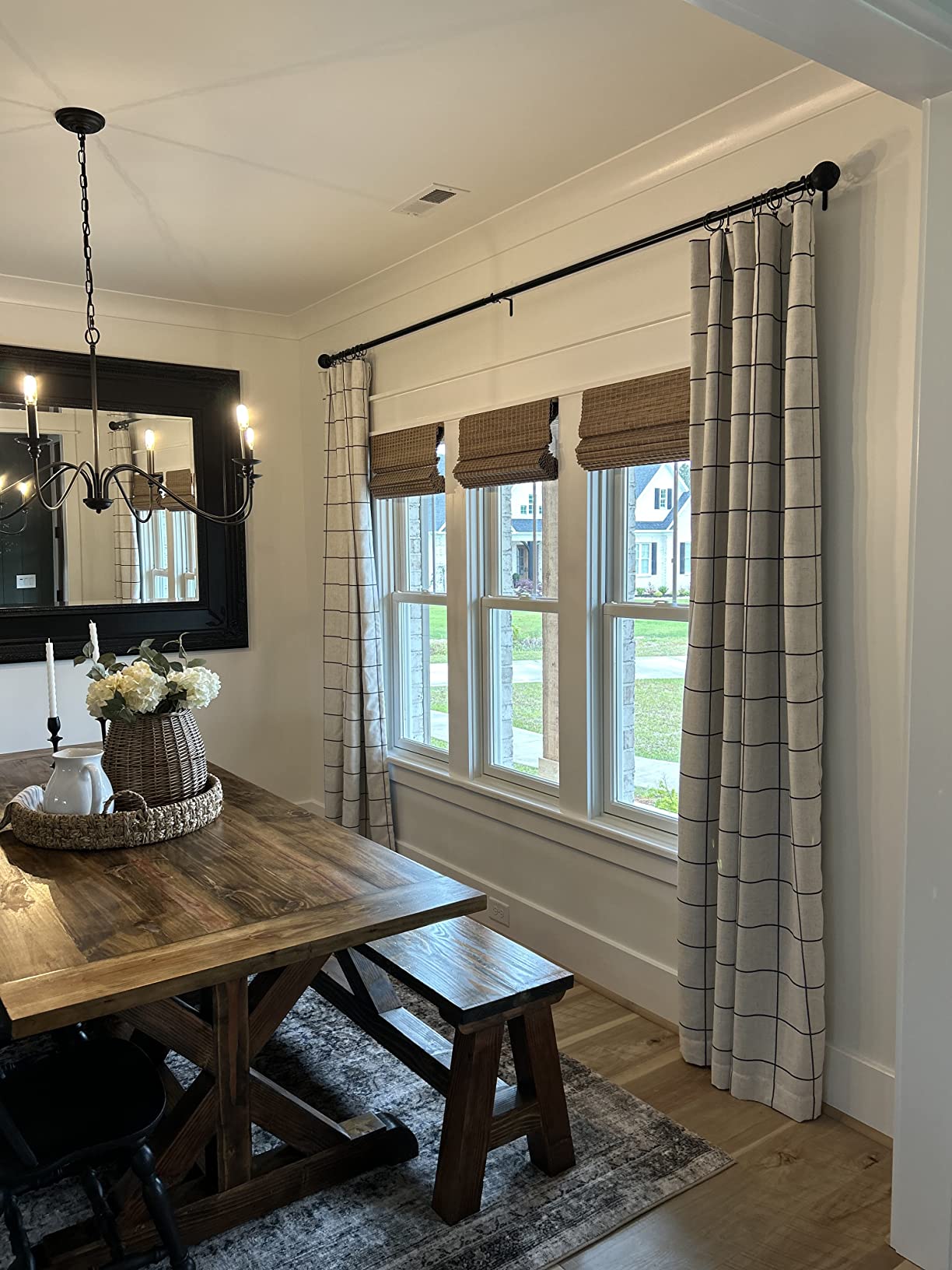 $7/mo - Finance Elrene Home Fashions Brighton Windowpane Plaid Blackout ...