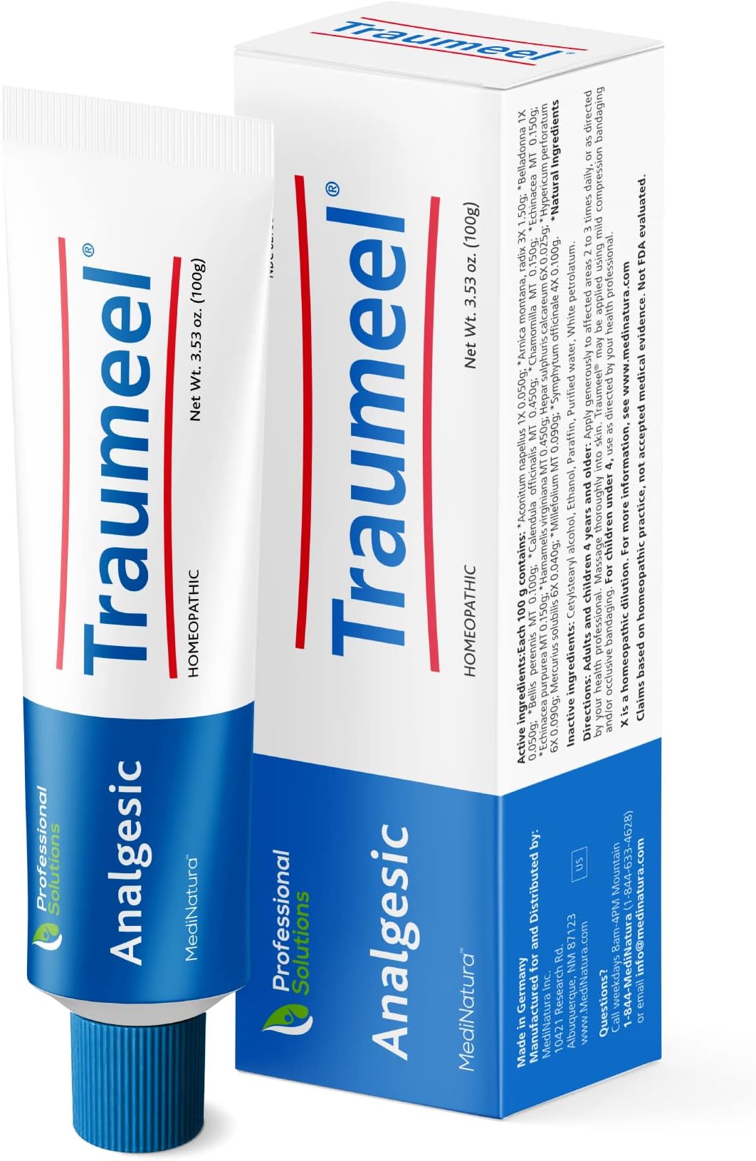 Amazon.com: Traumeel S Gel Tabs Drops - Homeopathic Anti-Inflammatory ...
