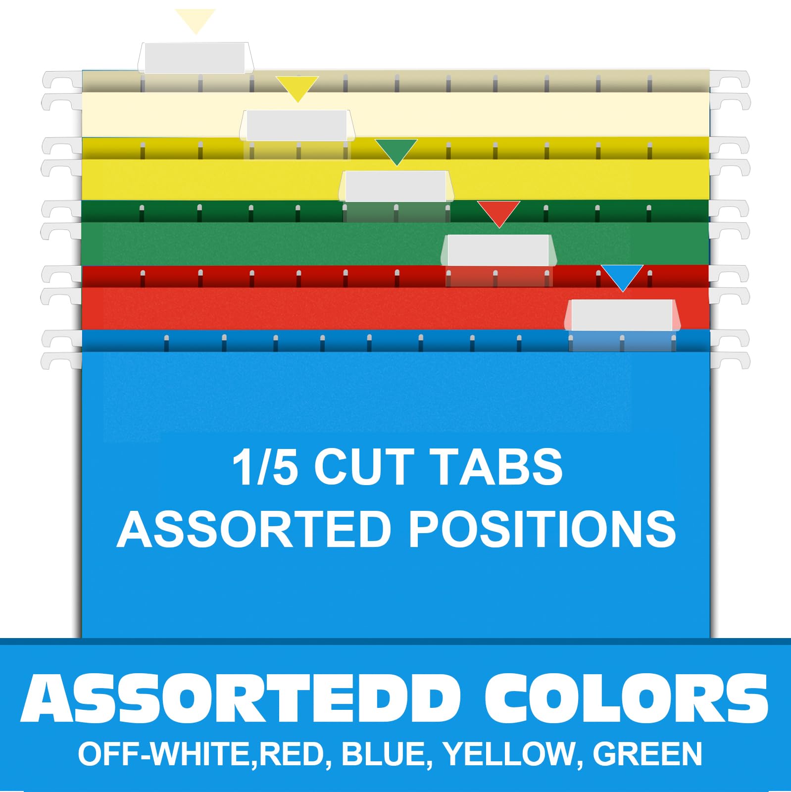 Snapklik.com : HERKKA Extra Capacity Hanging File Folders, 30 Pack ...