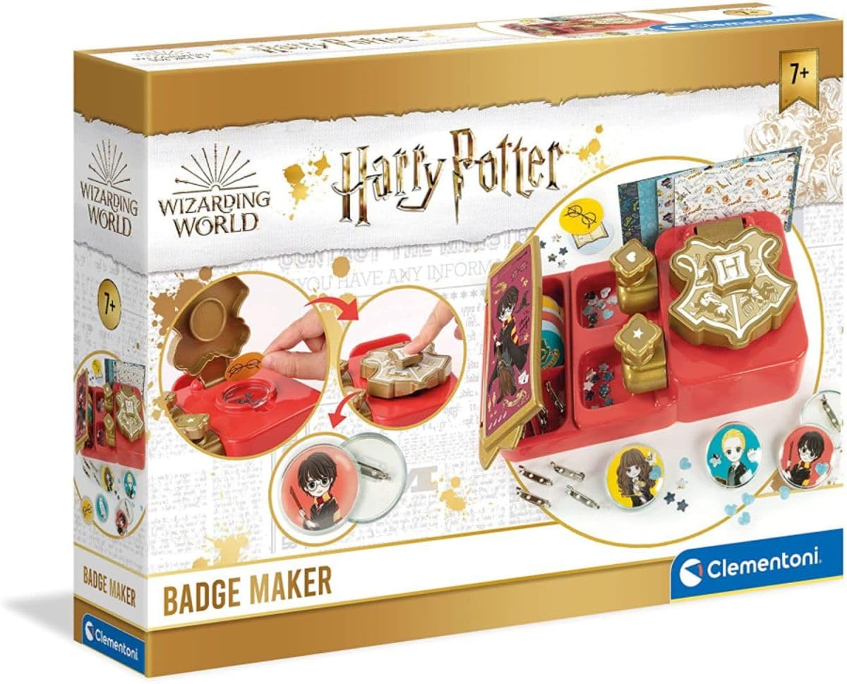 Clementoni - Harry Potter - Pins Maker Machine (18714) : Amazon.co.uk ...