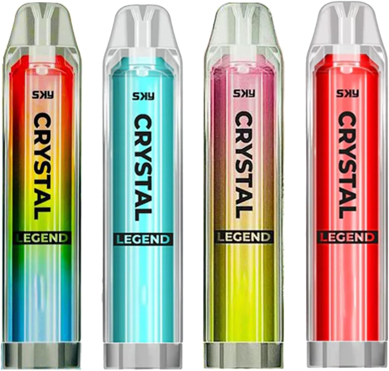 Sky Crystal Legend 4000 Puffs Disposable Vape, 2ML Cartridge Vape Juice ...