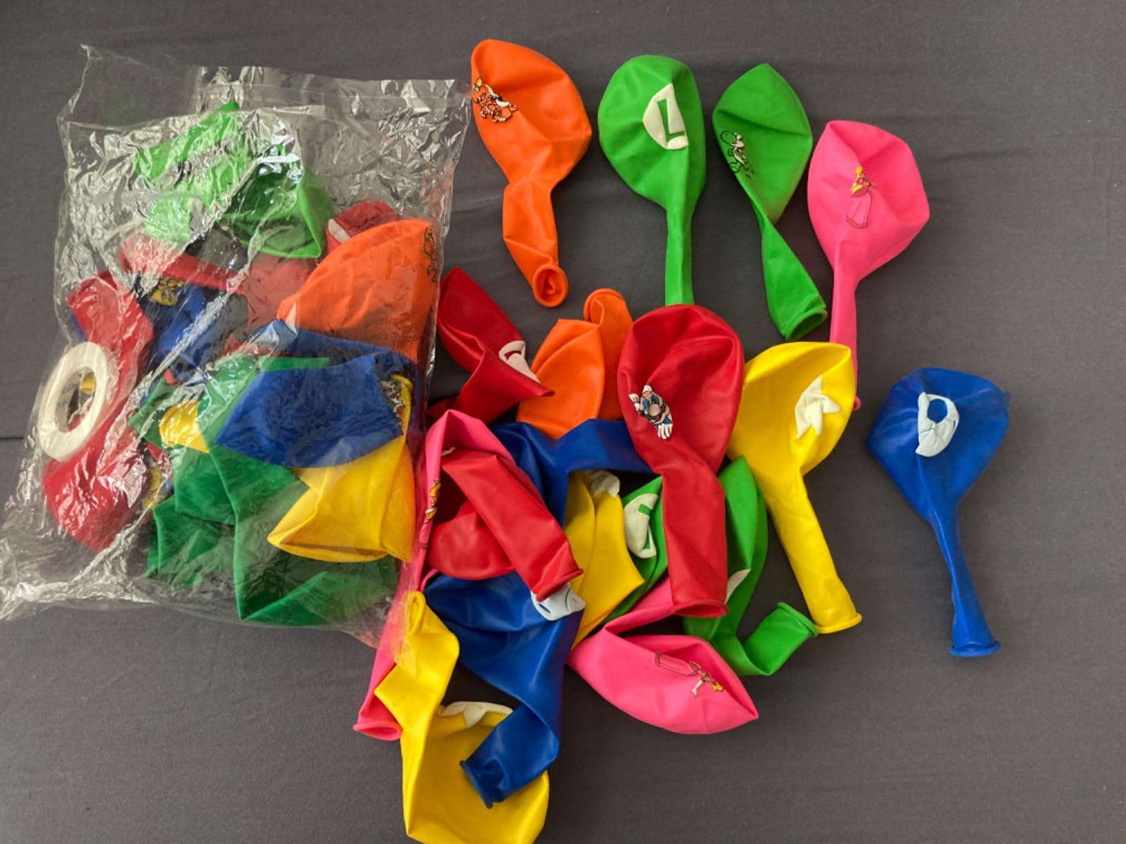 $2/mo - Finance Mario Birthday Party Supplies,41Pcs Mario Balloons,12 ...