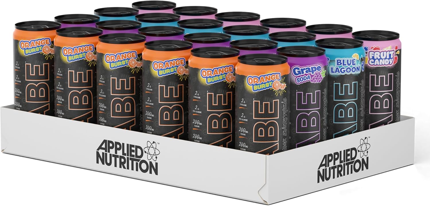 Applied Nutrition ABE Pre Workout Cans - All Black Everything Energy ...
