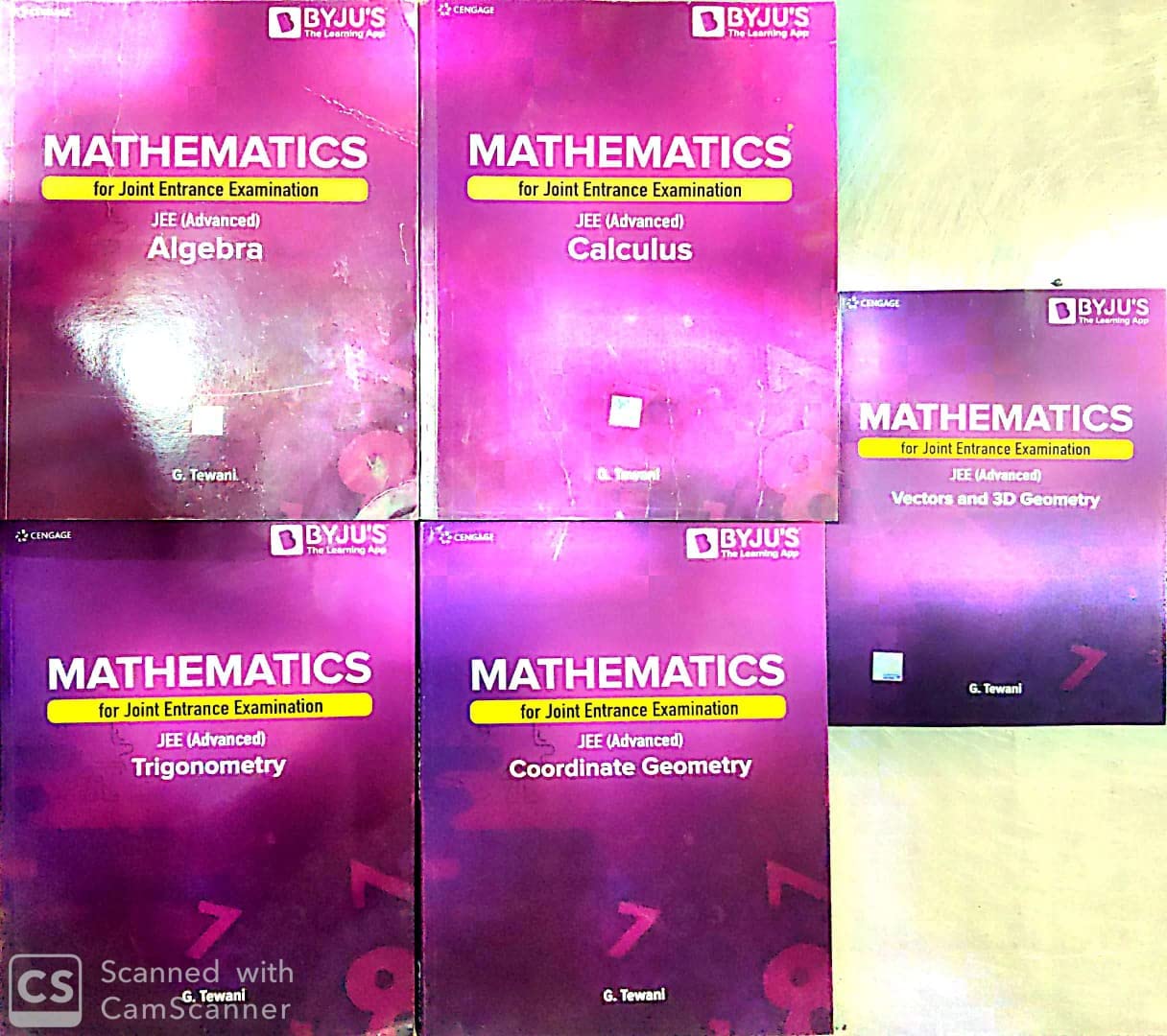 Buy Cengage Mathematics for JEE Advanced with DPP Set of 5 books LATEST ...