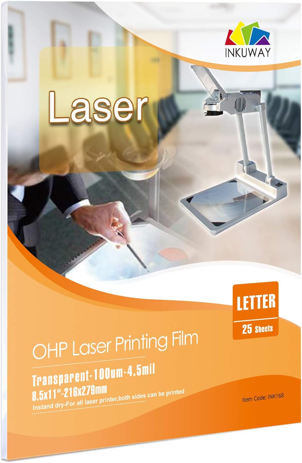 Amazon.com : Transparency Film 8.5x11 25 Pack OHP Overhead Projector ...