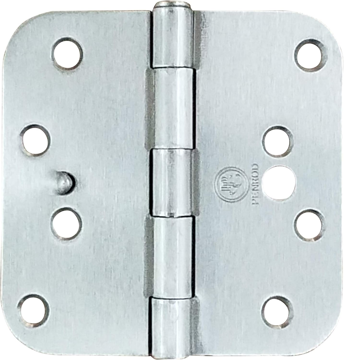 Security Door Hinges - Satin Nickel - 4 Inch with 5/8 Radius - Security ...