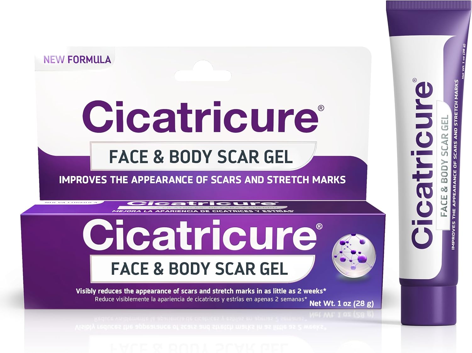 Cicatricure cicatrice Gel crème réduit visible cicatrices à partir de chirurgie, brûlures, acné ...