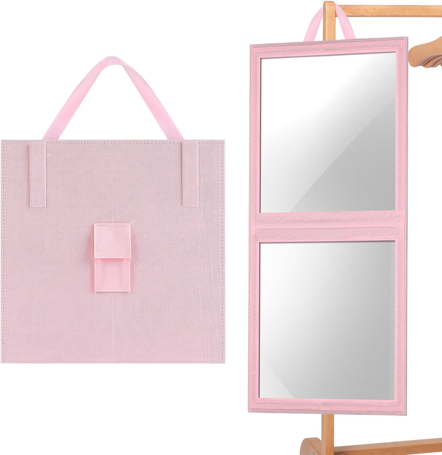 Amazon.com - YLOLUL Foldable Backstage Hanging Mirror 26 X 12 Inch ...