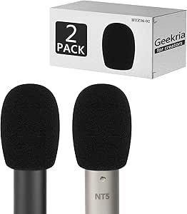 Amazon.com: Geekria for Creators Foam Windscreen Compatible with RODE ...