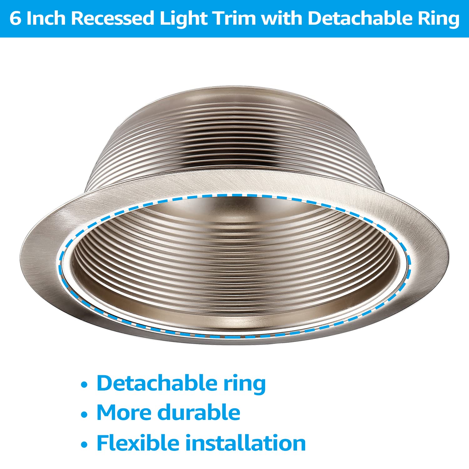 Decorative Recessed Light Rings Vintage,GLASS CHROME BUILT IN SQUARE