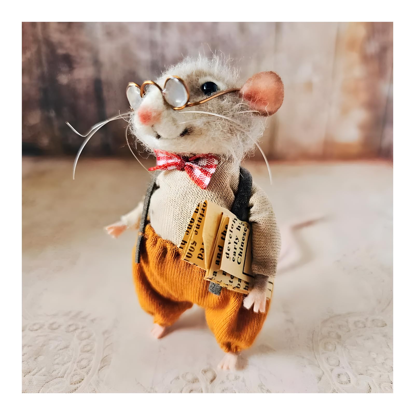 Amazon.com: Felted Mouse Ornament, 2025 Cute Needle Wool Felt Mouse ...