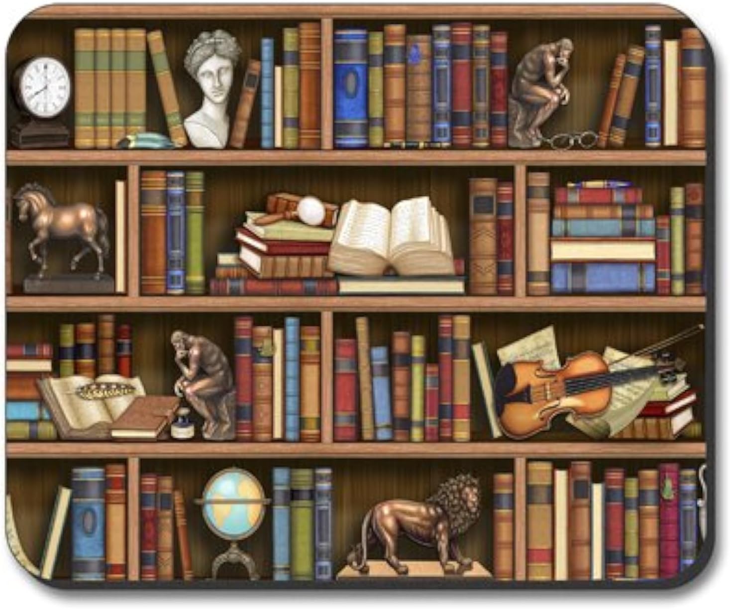 Amazon.com: Literary Mouse Pad. Mousepad with Famous Book Design ...
