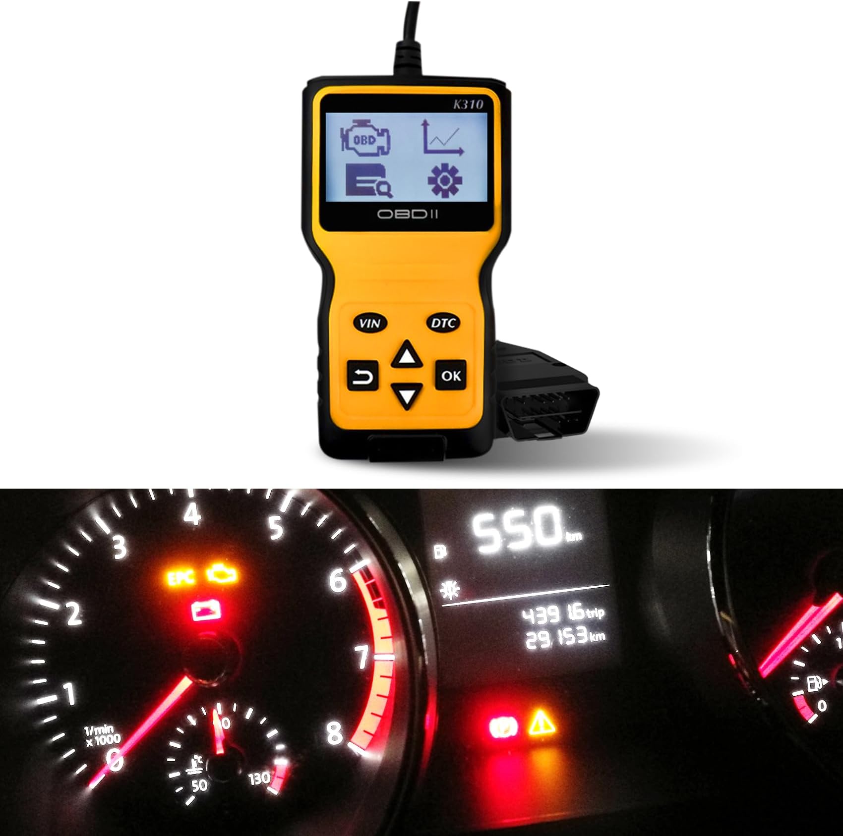 Amazon.com: CHRYMUM OBD2 Scanner Car Code Reader, Professional Car OBD2 ...