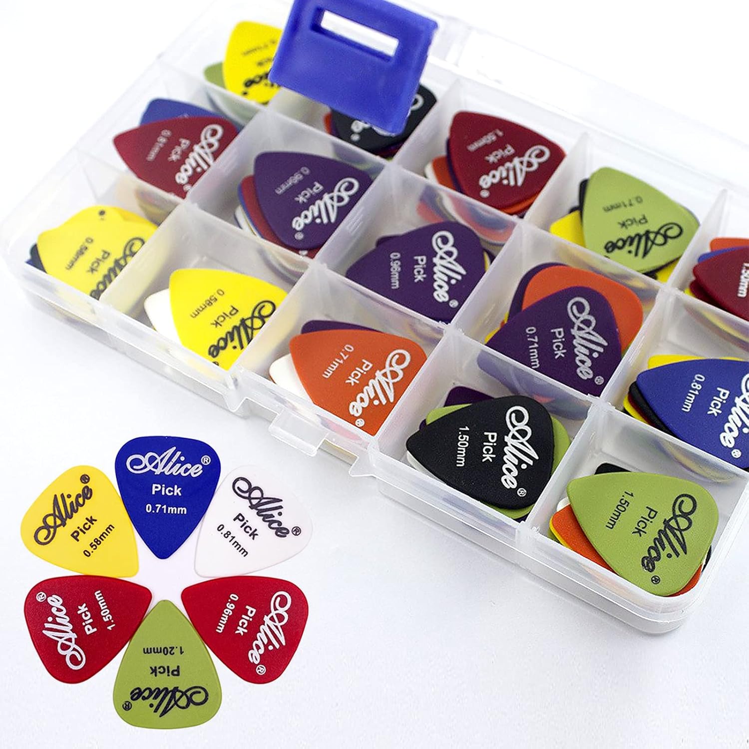 Lot de 24 Médiators pour Guitare, plectre pour guitare acoustique ...