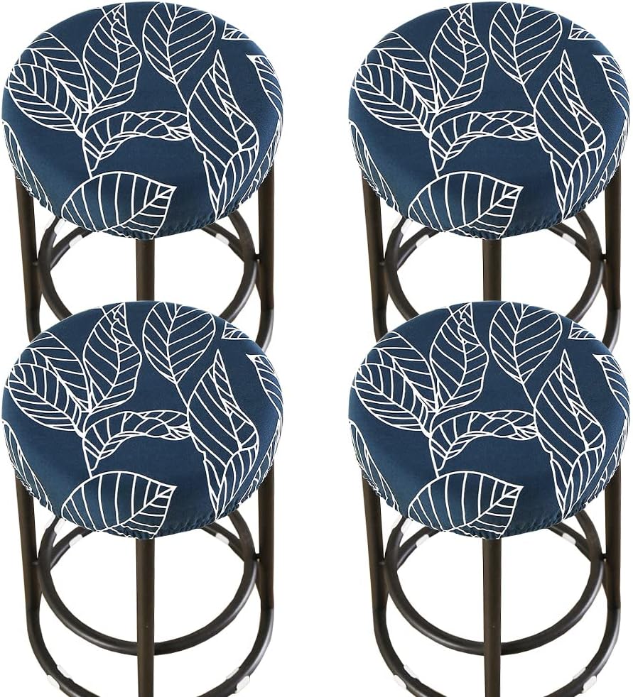 Amazon.com: Bifaunvogel Round Stool Covers 4 Pack Round Bar Stool ...