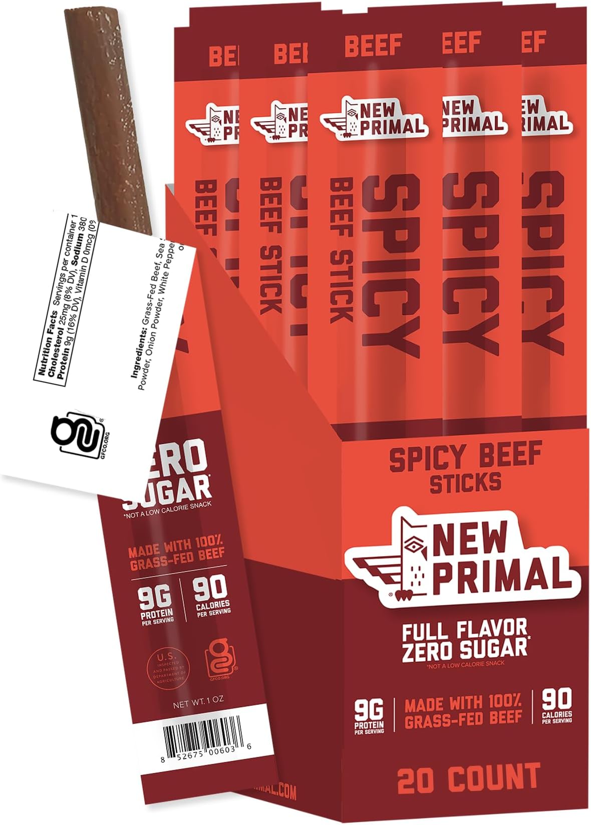 Amazon.com: Paleovalley Beef Stick Bundle - Original + Jalapeno ...