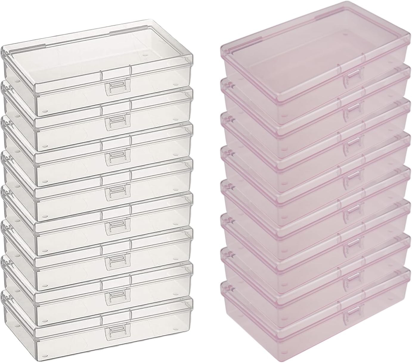 Amazon.com: Goodma Mini Rectangular Plastic Boxes Storage Organizer ...
