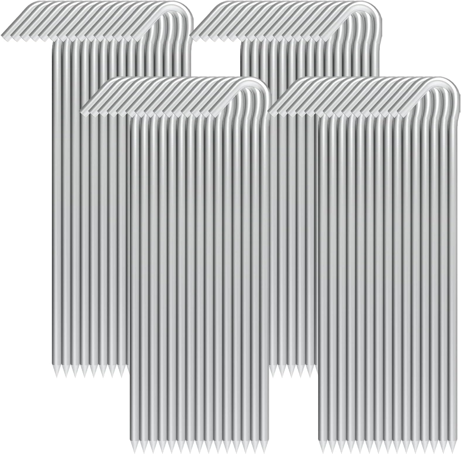 Amazon.com : Heavy Duty Steel Stakes: 18 inch Length & 5/8 inch ...