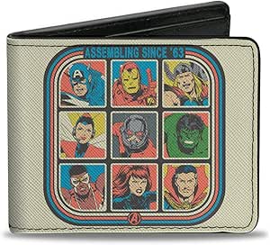 Amazon.com: Marvel Comics Wallet, Bifold, Avengers Assembling Since 63 ...