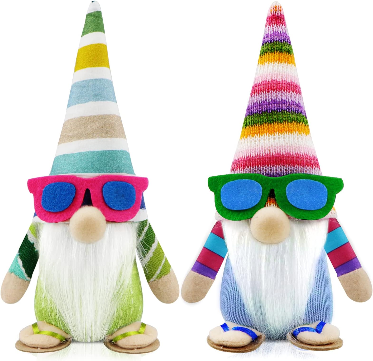 Amazon.de: Godeufe 2er Set Sommer Strand Wichtel Figuren Frühling ...