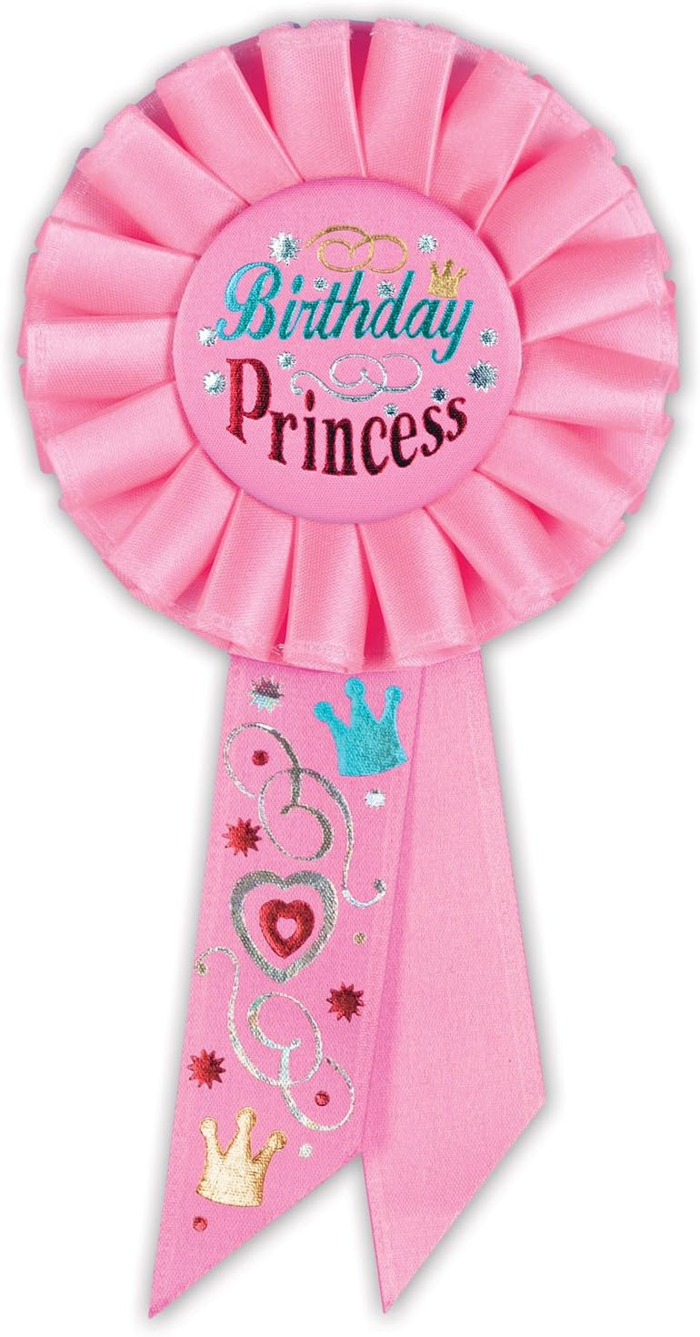Amazon.com: Beistle Birthday Princess Rosette : Home & Kitchen