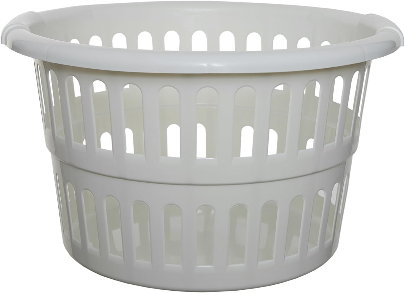 VTL® ROUND PLASTIC LAUNDRY BASKET WASHING BASKET CLOTHING HAMPER- 4 ...