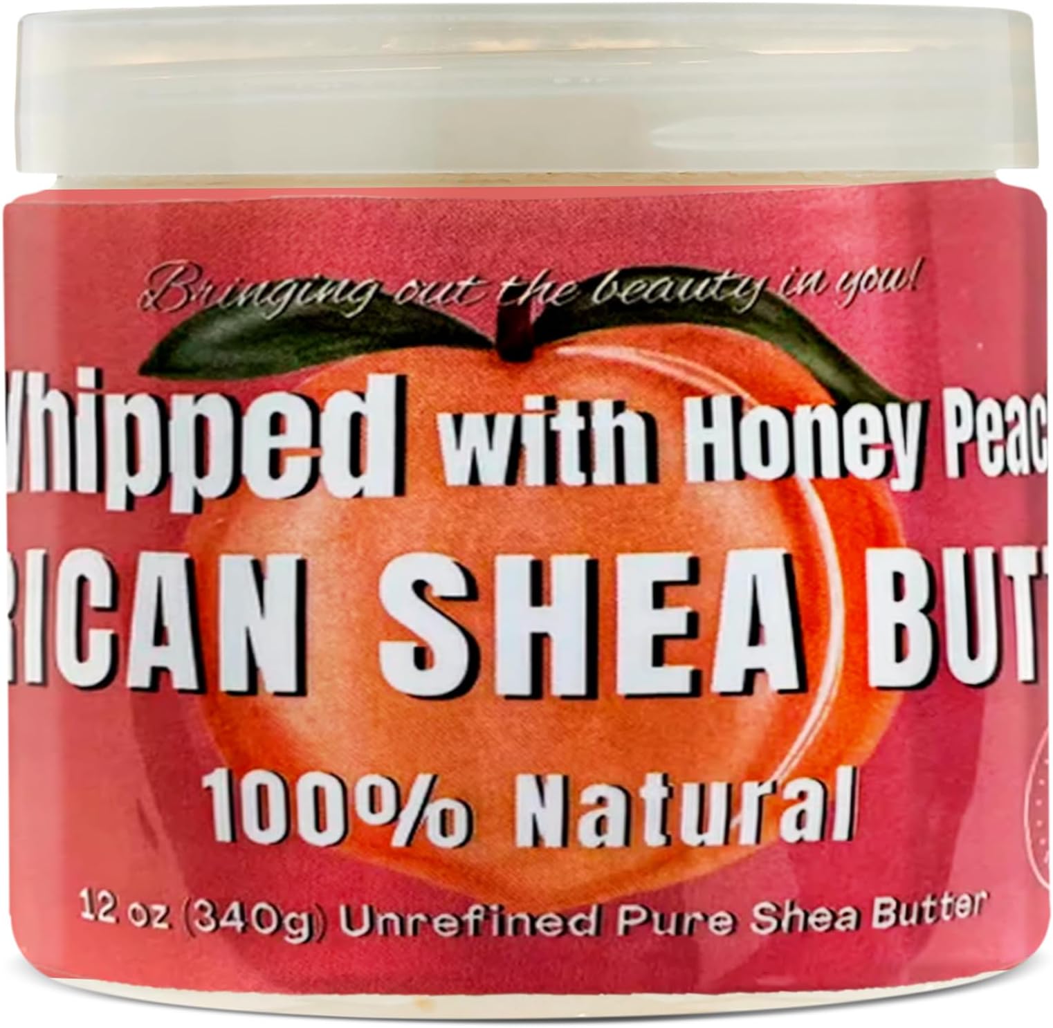 Amazon.com : RA COSMETICS Whipped Shea Butter Honey Peach - 100% Pure ...