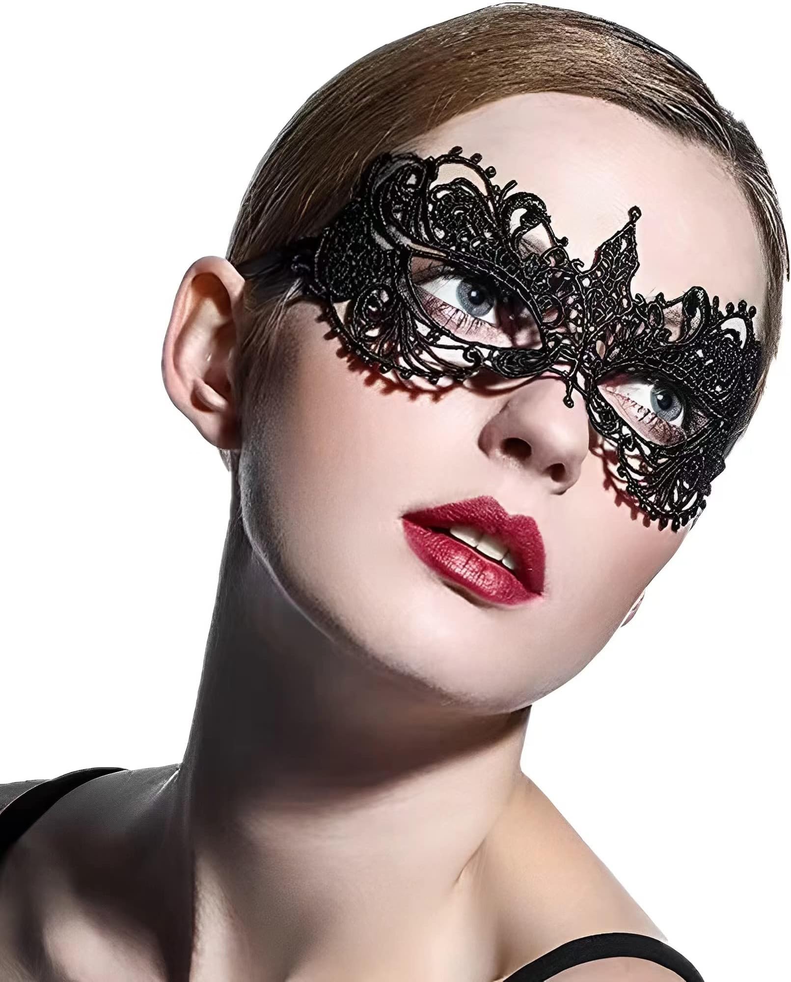 CODIRATO 8 Stück Masquerade Maske Venezianische Maske Sexy Spitzen ...