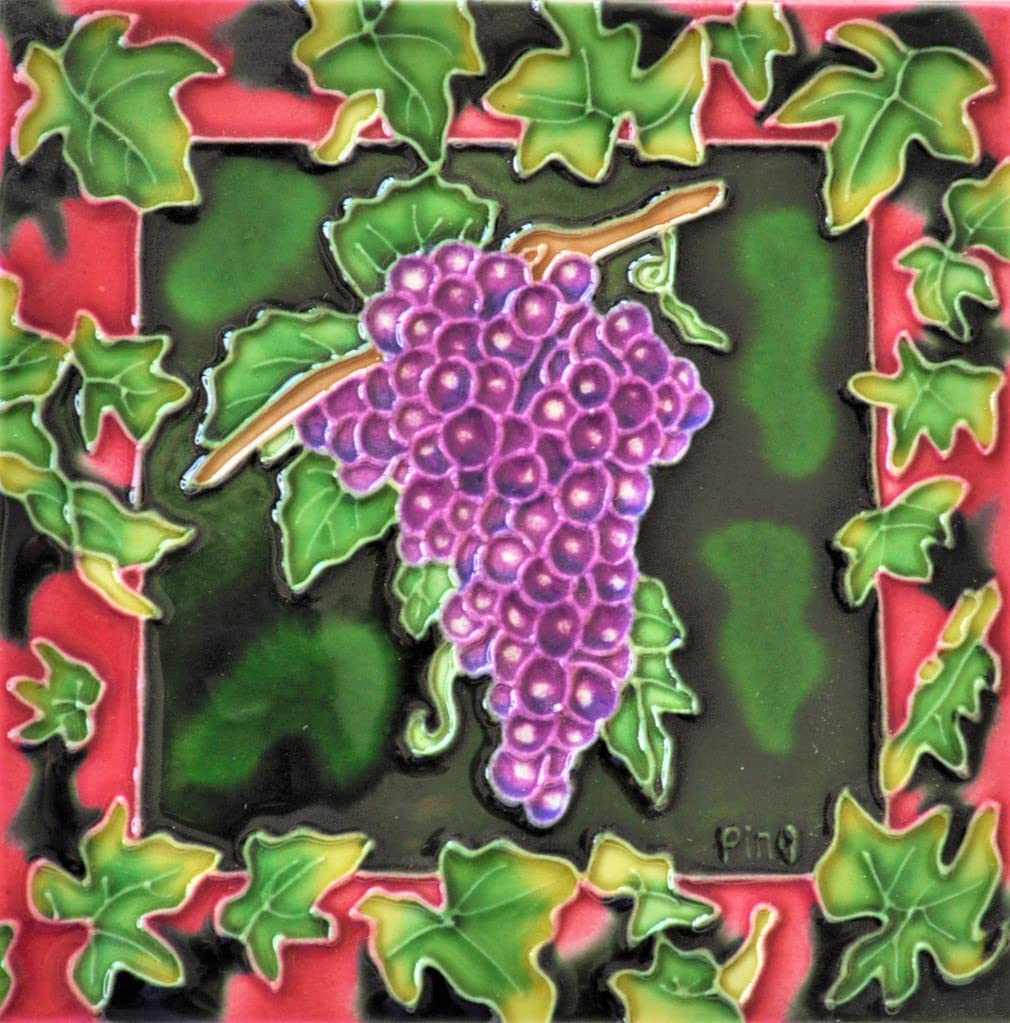 Purple Grape Vine Border