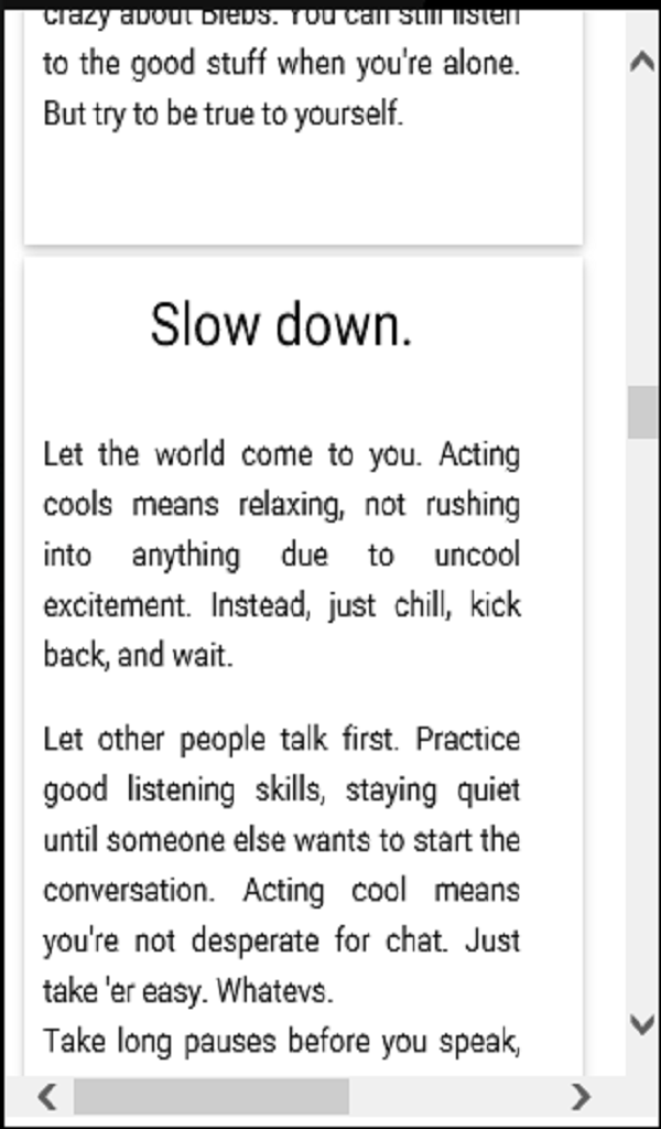 How to Act Cool - App on Amazon Appstore