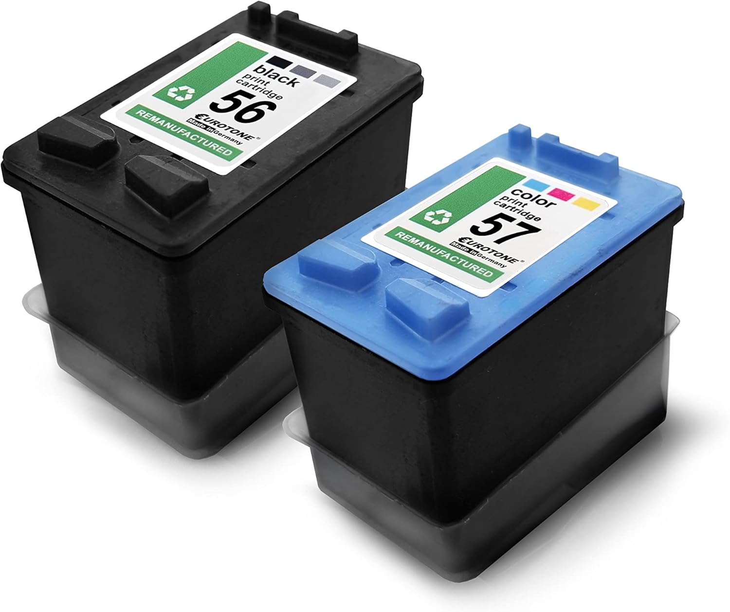 2x Müller Printware ink cartridges for HP 1240 5150W 9670 PSC2210V ...