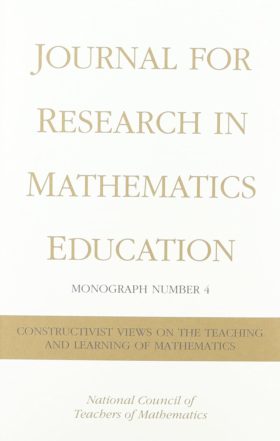Constructivist Views on the Teaching and Learning of Mathematics ...