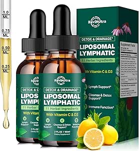 Amazon.com: Liposomal Lymphatic Drainage Liquid Drops - Lymphatic ...