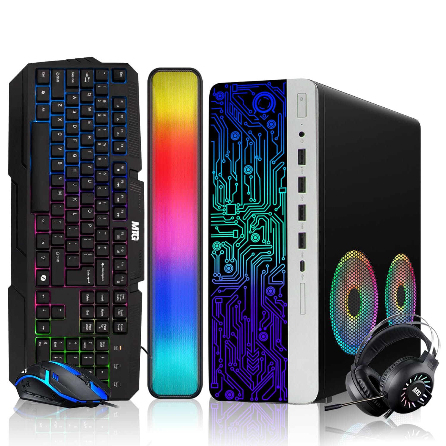 Amazon.com: HP G4 Desktop Computer PC AMD Pro A10-9700 R7, 8GB RAM, 1TB ...