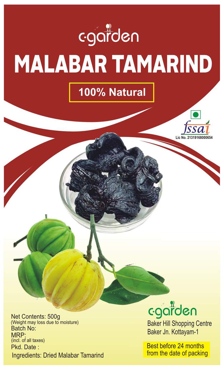 Malabar Tamarind Fruit