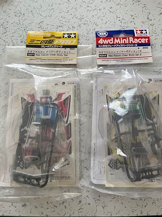 Amazon.co.jp: Tamiya Mini 4WD Neo Falcon Clear Body Set : Toys & Games
