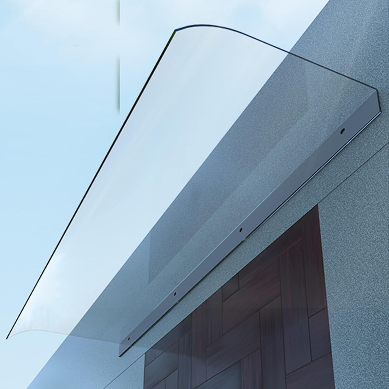 Amazon.com : Exterior Door Awning, Patio Rain Shield, Outswing Door ...