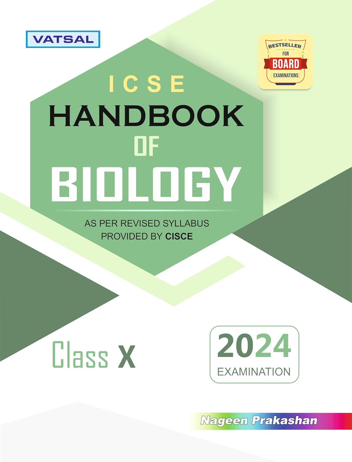 Vatsal ICSE Board Biology Handbook for Class 10th for Academic Year ...