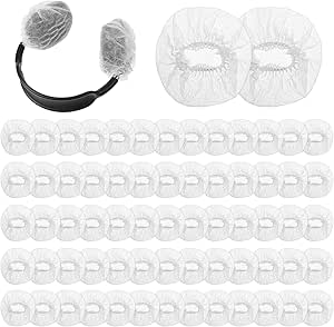 Amazon.com: 500Pcs Disposable Headphone Covers Size 9-11cm Non-Woven ...