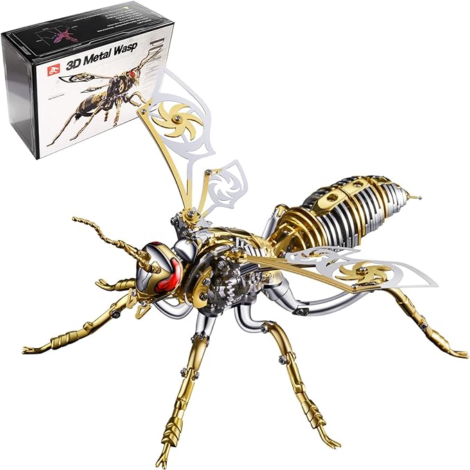 Amazon.com: 3D Metal Wasp Puzzles for Adults Model Kits Mechanical ...