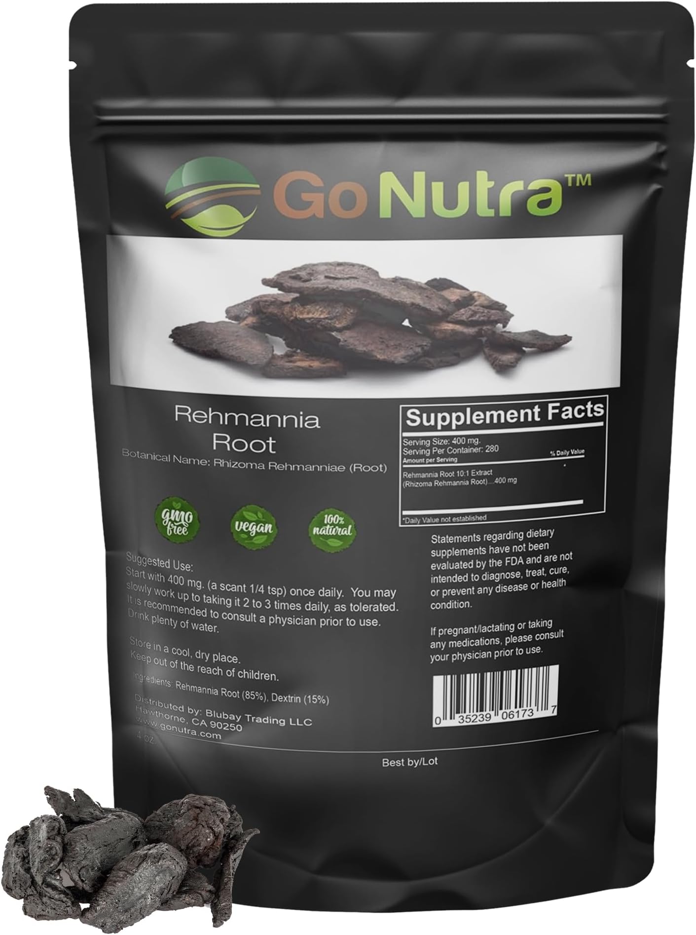 Amazon.com: Go Nutra Rehmannia Extract Powder Potent 10:1 Strength | 4 ...