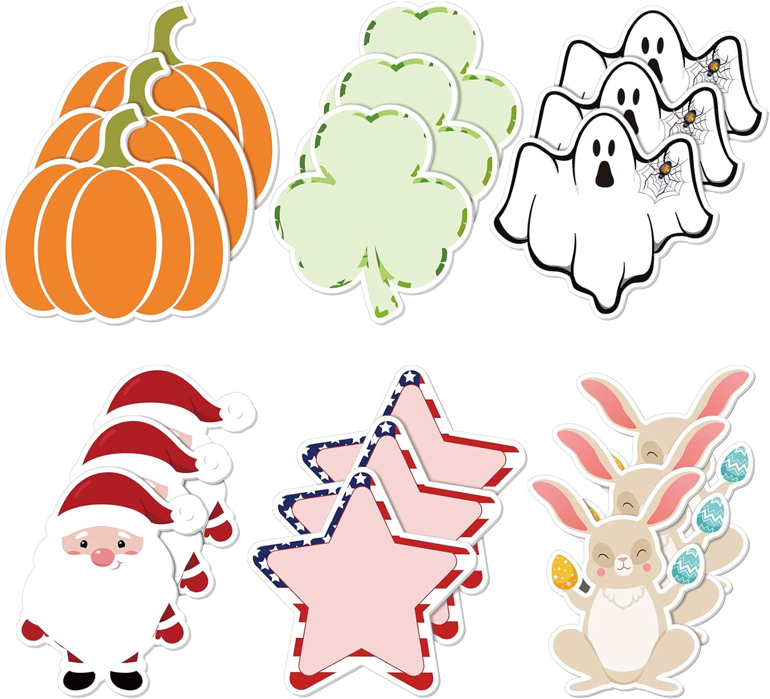 Amazon.com : Eaasty 360 Pieces Holiday Sticky Notes Cute Christmas ...