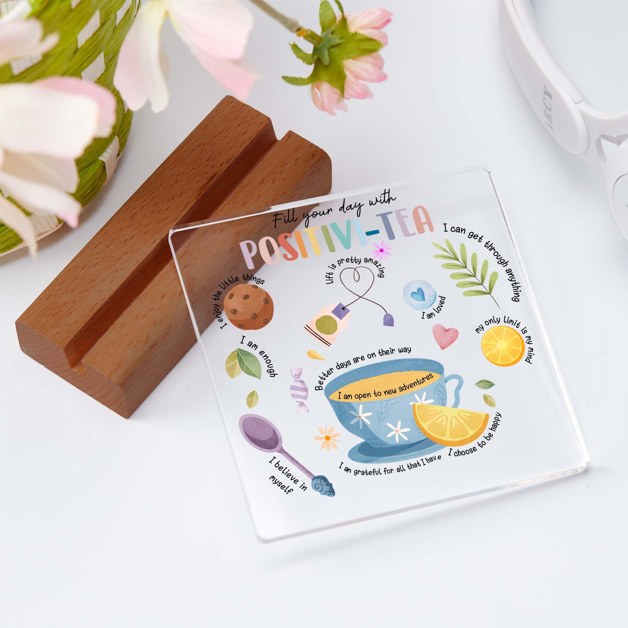 Snapklik.com : Positivi-tea Positivity Self Affirmation, Mental Health ...