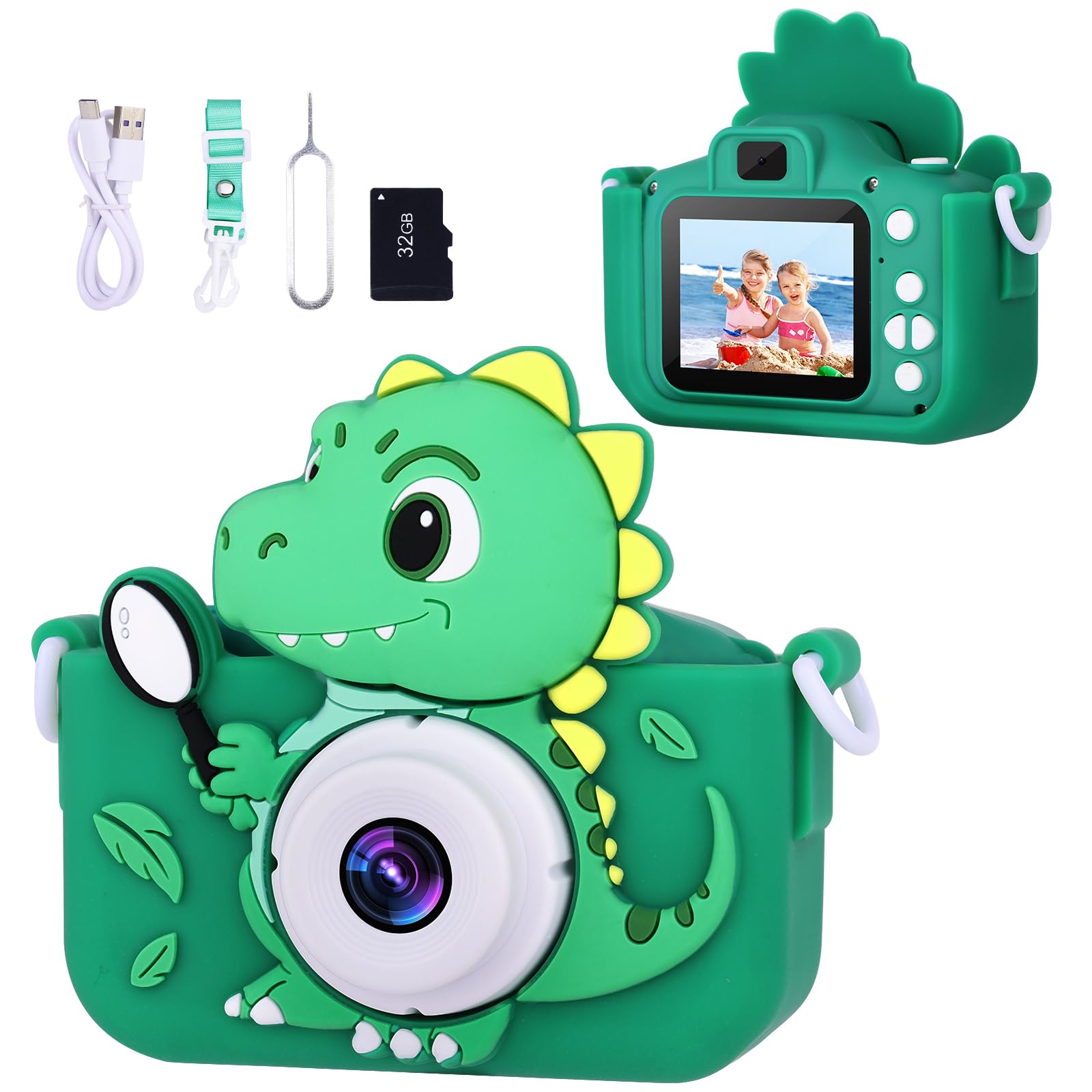 Amazon.com: Envyvip Dinosaur Toys Camera for Kids Boys Age 3-8, Toddler ...