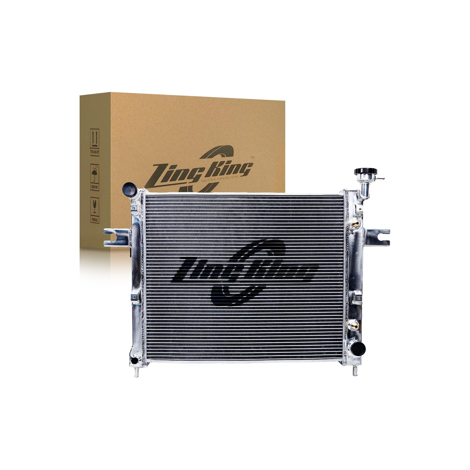 Amazon.com: ZING KING 2336 CU2336 Full Aluminum 3-Row Radiator ...