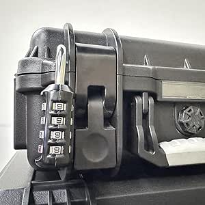 Amazon.com: COOHAME Har Gun Case Padlock Waterproof Hardshell Box ...