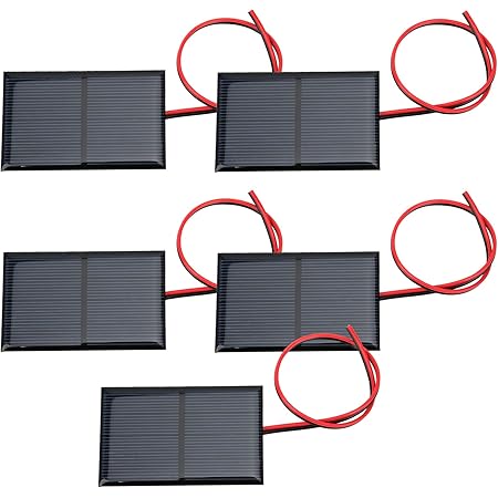 AMX3d Micro Mini Solar Cells – 1.5V 400mA 600mW Compact 80 x 60mm Solar ...