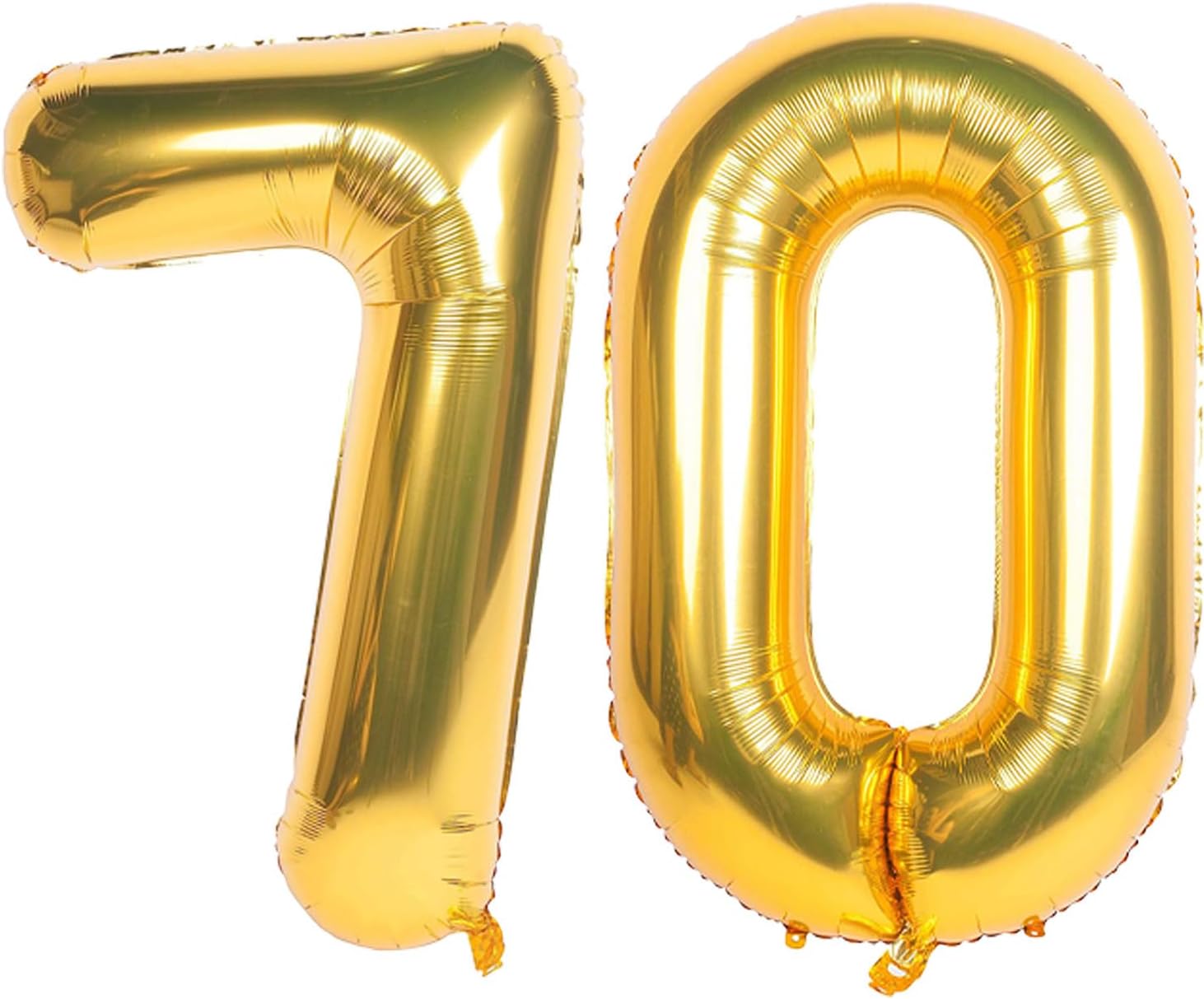 Amazon.com: WEIKA 40 Inch Gold Number 70 Balloons, Giant Jumbo Helium ...
